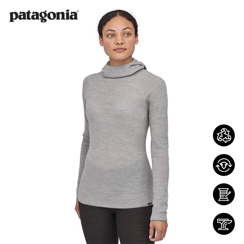 女士羊毛连帽功能内衣上装Cap Air 36505 patagonia巴塔哥尼亚