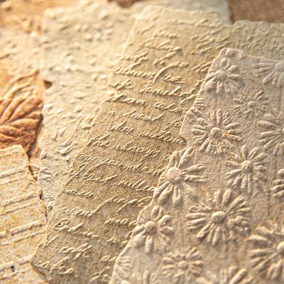 28pcs/pack Vintage Reliefs Texture Paper DIY Scrapbooking Co