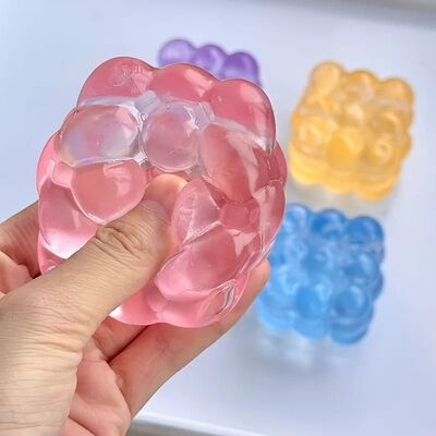 Squishy Maltose Fidget Toys Bright Soft Colored Cubic Maltos