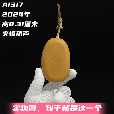 A1317高8.31厘米2024年精品手捻小冬瓜夹板葫芦