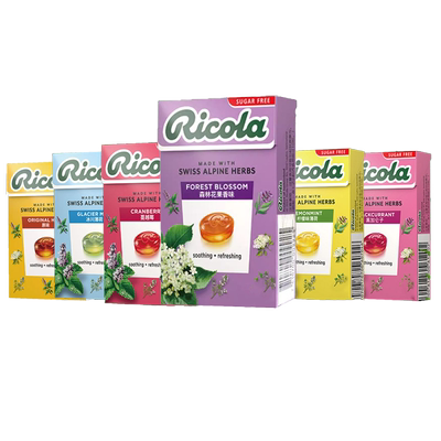 利口乐瑞士柠檬薄荷味休闲润喉糖