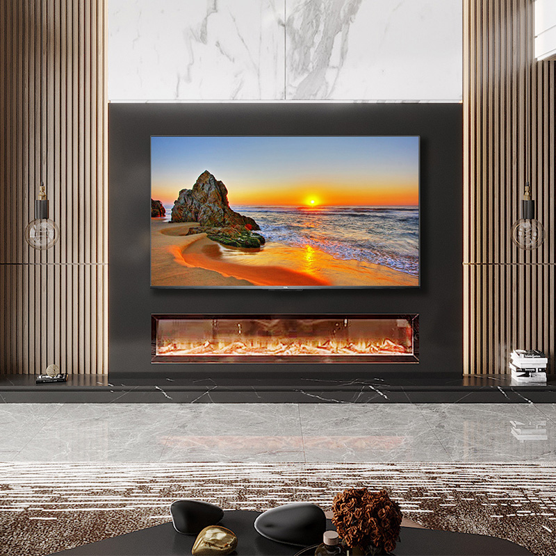 TCL 75V8 75英寸 4K高清声控智能AI全面屏超薄平板电视机官方旗舰_虎窝淘