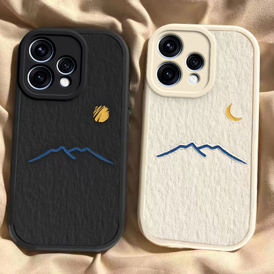 适用于OPPOReno15C手机壳新款PMD110全包防摔太阳月亮保护套opporeno15c文艺男女款高级感小众ins风专用外壳