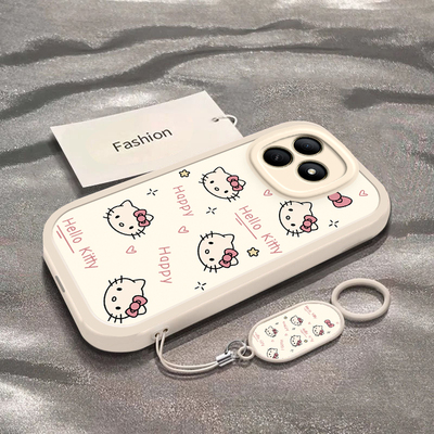 彩色凯蒂猫头适用于WIKOHi畅享80s手机壳新款MT6835T全包防摔保护套hi畅享80可爱男女款卡通ins风专用外壳