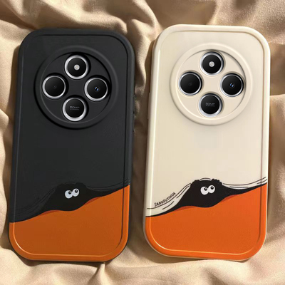 适用红米14r手机壳小米Redmi14R5G保护套2411DRN47C新款外壳R14硅胶RED全包Redim防摔Redmin男女躲猫猫煤球