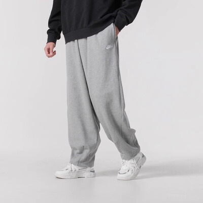 Nike耐克男裤2025冬季新款CLUB FT OVERSIZED PANT针织长裤HJ1823