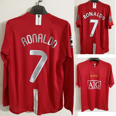 0708经典复古版C罗欧冠球衣