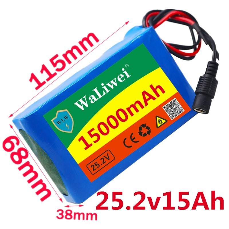 24V 15Ah 6s2p Battery Lithium Battery 25.2v 15000mAh Electri_虎窝淘