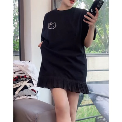 小众设计感潮流短袖t恤女