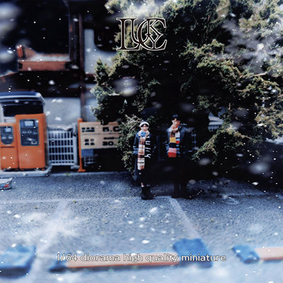 Lucky Studio  1/64人偶 冬日恋人 二人组 预定微缩收藏摆设爱好