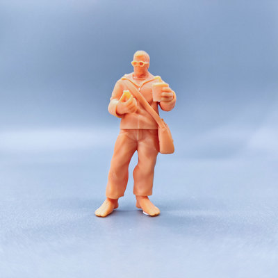 SuperGe1/64白模人偶绿巨人博士