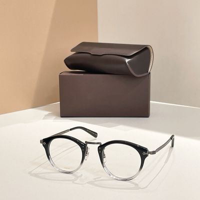 复古板材钛光学眼镜框陈奕迅胡歌同款中金近视防蓝光防雾眼镜架潮