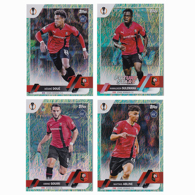 球星卡 古伊里 杜埃 苏莱曼纳 2022-23 TOPPS 碧玉 法甲 雷恩