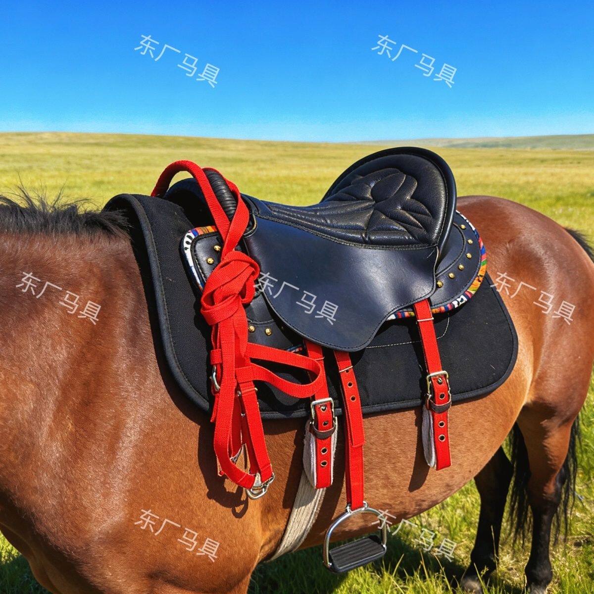 特价马鞍整套革板马鞍全套软座舒适游客鞍马鞍子马具