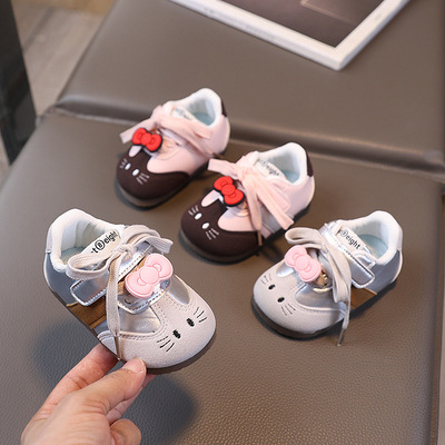 婴儿学步鞋秋季新款宝宝鞋子卡通