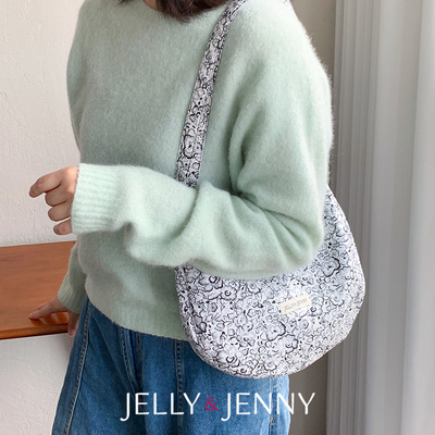 JELLY&JENNY月牙包小众印花