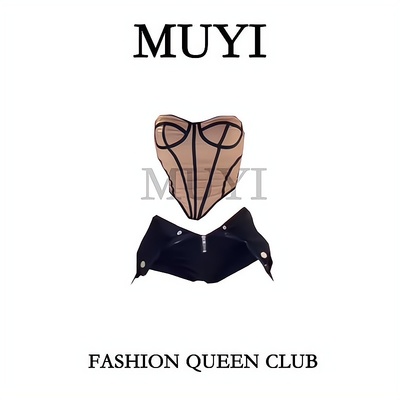 女团gogo性感修身线条抹胸演出服