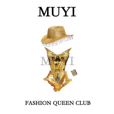 性感gogo金色亮闪夸张打歌服