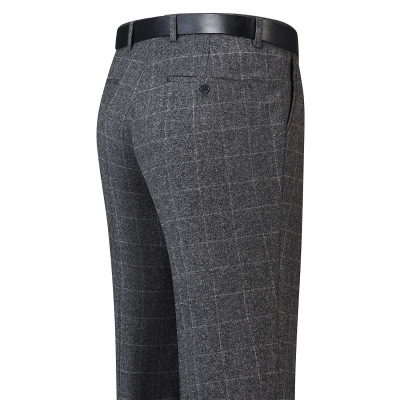 Perky Kangaroo Men's Suit Pants Business Casual Middle-aged