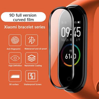 10D Film Glass for Xiaomi Mi Band 8 7 6 Screen Protector Mib