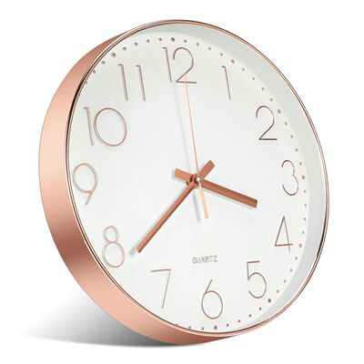 8 Inch Wall Clock Silent Non-Ticking Decorative Clock for Sc