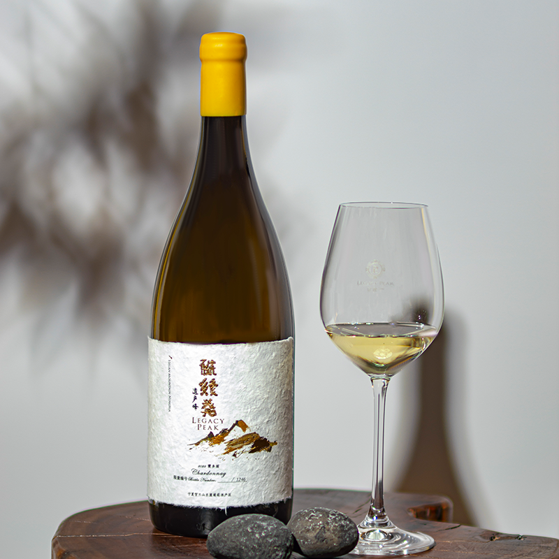 1.5L大瓶宁夏Legacy Peak留世酒庄遗产峰霞多丽干白葡萄酒202*年