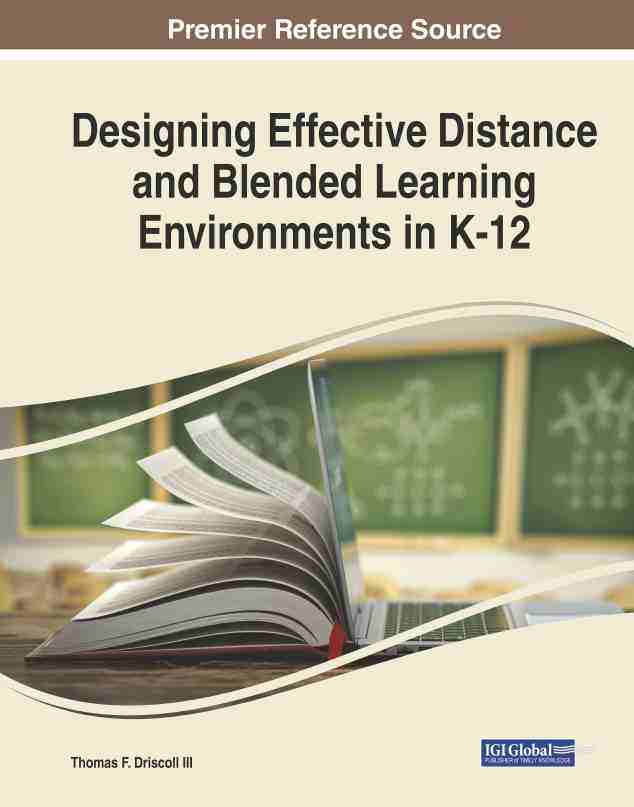 预售按需印刷 Designing Effective Distance and Blended Learning Environments ...