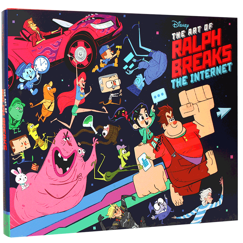 无敌破坏王2 大闹互联网 英文原版 电影艺术画册设定集 Art of Ralph Breaks the Internet:Wreck-It Ralph 2 精装 拉尔 中图