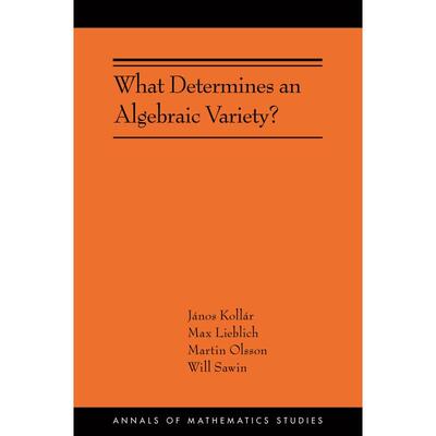 普林斯顿预售 What Determines an Algebraic Variety?