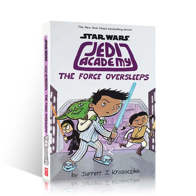 Star Wars: Jedi Academy #5: The Force Oversleeps原版 星球大战绝地学院5：原力睡着了 儿童冒险章节桥梁书 学乐6-10岁漫画书