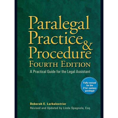 预售 Paralegal Practice & Procedure Fourth Edition企鹅兰登 英文原版
