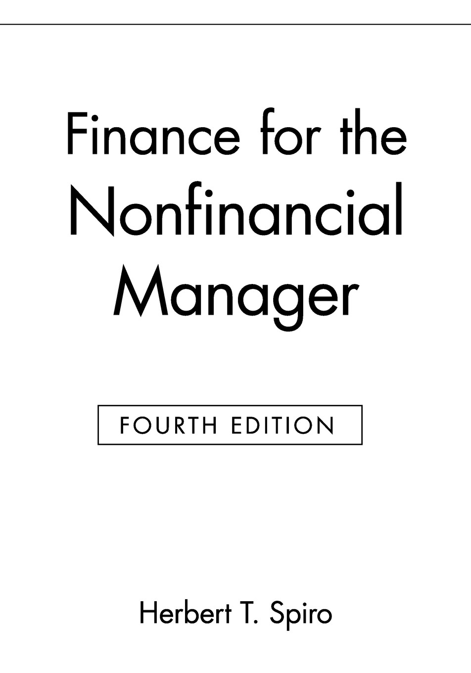 【预售按需印刷】Finance for Non Financial Mgr 4e P_虎窝淘