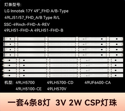 适用于LG49寸49LH5700 SSC-49inch-FHD-A-REV00-150924 49LH51-F