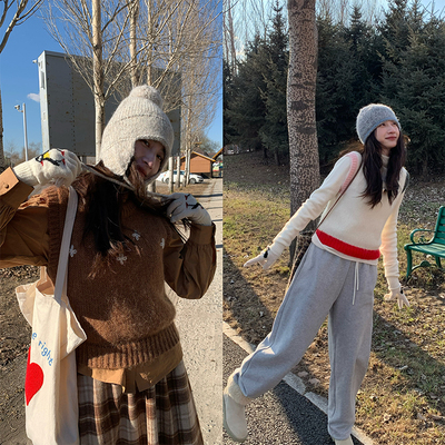 Tetu STUDIO 2024FW“丹麦色彩”俏皮两色马海毛背心马甲