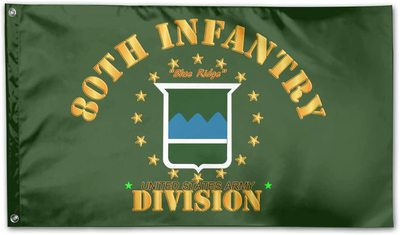 外贸货源80th Infantry Division Blue Ridge Flag亚马逊WISH