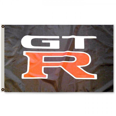 GTR FLAG BANNER 3X5FT R31 R32亚马逊WISH EBAY热卖会所装饰旗帜