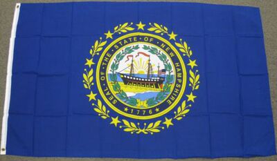 新罕布什尔州国旗NEW HAMPSHIRE STATE FLAG亚马逊WISH EBAY热卖