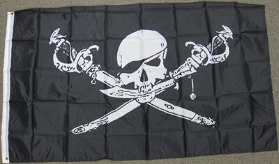 BRETHREN OF THE COAST PIRATE JOLLY ROGER Flag亚马逊WISH EBAY