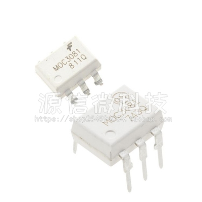 直插DIP6/贴片SOP6 MOC3081 MOC3081SR2M MOC3081M 光电耦合器