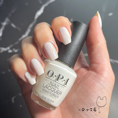 OPI指甲油H22果冻半透白王妃白