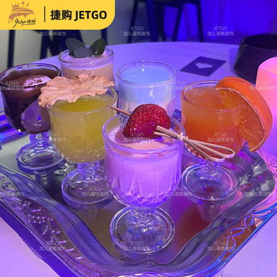 慕斯杯布丁杯玻璃杯45ml迷你果酒