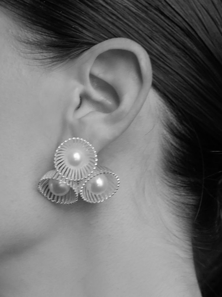 3ART soft mountains彝族灯笼贝壳珍珠镂空耳环戒指项链董洁软山_虎窝淘