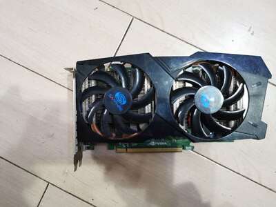 拆机翔升GTX550Ti终结者1GD5功能正常风扇换