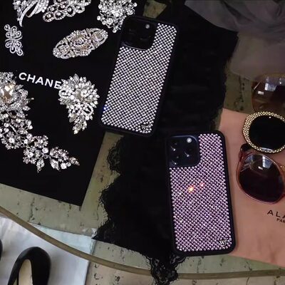 WFWE闪耀闪钻硅胶防摔手机壳