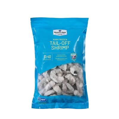 山姆超市代泰国进口冷冻南美生大对虾仁去壳尾虾线低脂高蛋白908g
