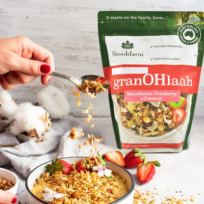 布鲁克Brookfarm澳洲进口什锦水果谷物土豪麦片椰子蔓越莓葡萄干