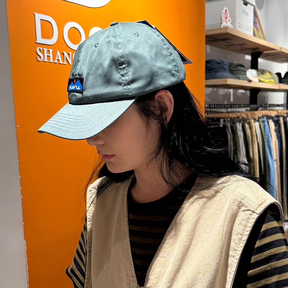 DOOITT#KAVU户外休闲男女通用圆顶棒球帽经典弯檐帽