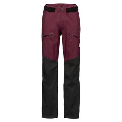 代购Mammut男士冲锋裤防水防风透气户外裤长款直筒硬壳裤