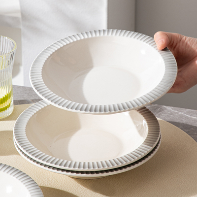 盘子菜盘家用2024新款高级感大号陶瓷釉下彩轻奢菜盘碟子简约餐具