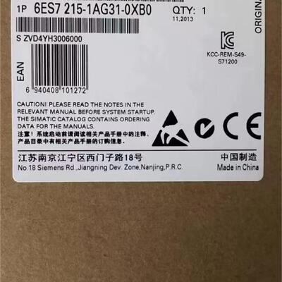 西门子6ES7215-1AG31-0XB0模块